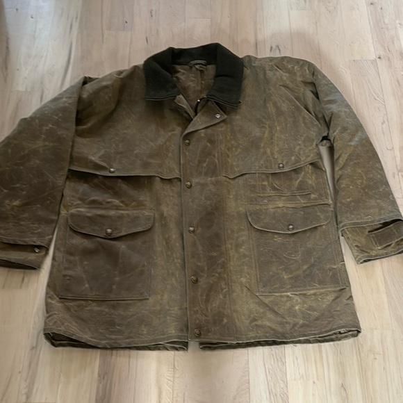 Filson | Jackets & Coats | Cc Filson Tin Cloth Packer Coat Waxed Cotton ...